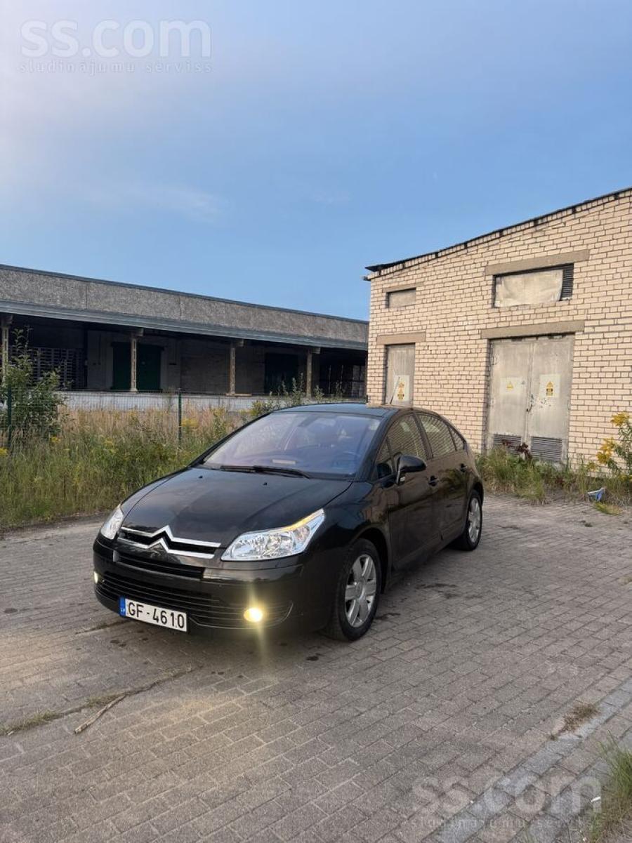 Melns Citroen C4 2006 Jūrmala, ar dzinēja tilpumu 2.00 L un nobraukumu 0 tūkst. km par 1950 €, foto 1 vietnē AUTOMOTO.COM.LV