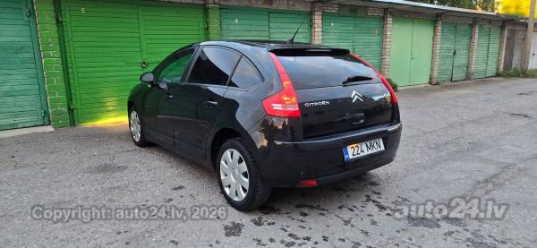 Black Citroen C4 2007 in Tallinn, with an engine capacity of 1.60 L and mileage of 356 thousand km for 900 €, photo 6 on AUTOMOTO.COM.LV