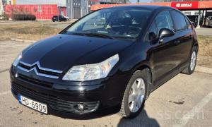 Black Citroen C4 2008 in Riga, with an engine capacity of 1.60 L and mileage of 282 thousand km for 1000 €, photo  on AUTOMOTO.COM.LV
