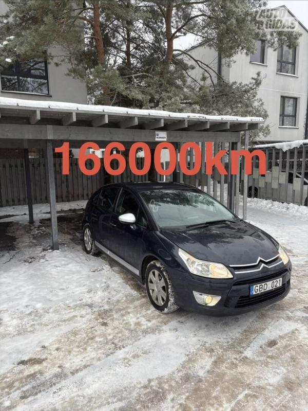 Black Citroen C4 2010 in Vilnius, with an engine capacity of 1.60 L and mileage of 166 thousand km for 1999 €, photo 1 on AUTOMOTO.COM.LV