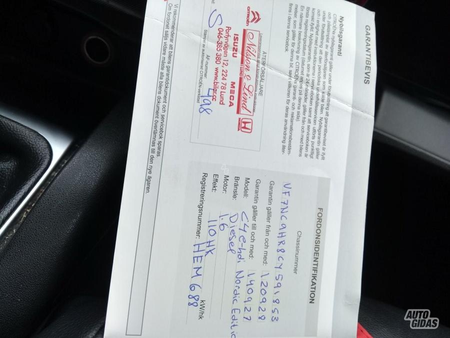 Melns Citroen C4 2012 Vilkaviškis, ar dzinēja tilpumu 1.60 L un nobraukumu 240 tūkst. km par 2850 €, foto 22 vietnē AUTOMOTO.COM.LV