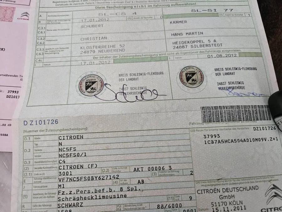 Черный Ситроен С4 2012 в Екабпилс, объемом двигателя 1.60 л и пробегом 245 тыс. км за 4590 €, фото 34 на AUTOMOTO.COM.LV