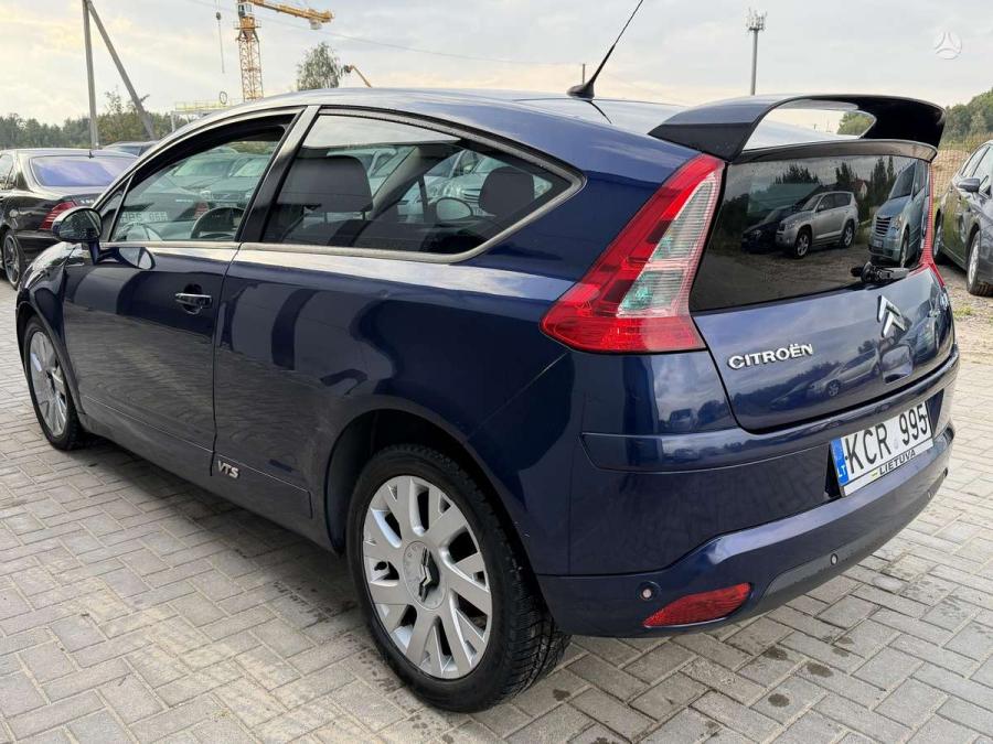 Blue Citroen C4 2007 in Vilnius, with an engine capacity of 2.00 L and mileage of 267 thousand km for 950 €, photo 12 on AUTOMOTO.COM.LV