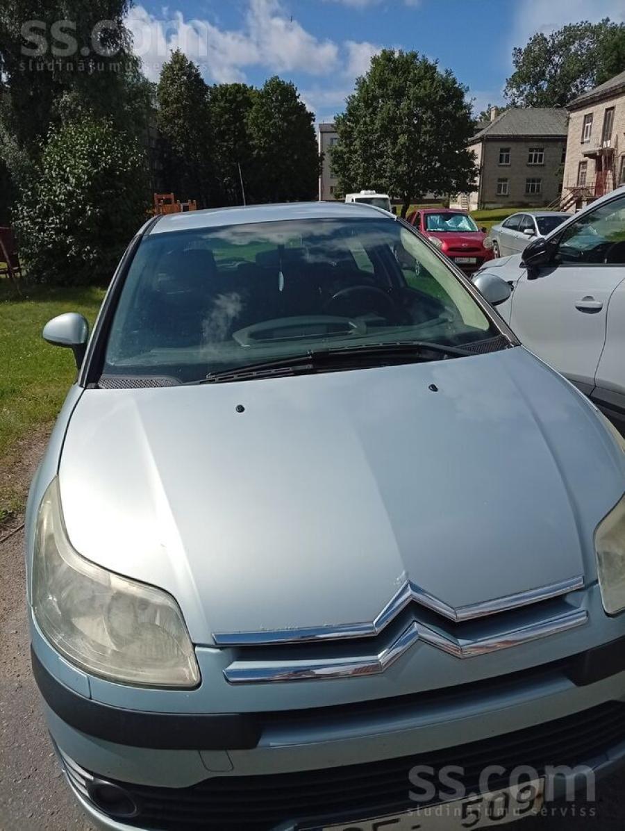 Синий Ситроен С4 2006 в Рига, объемом двигателя 1.60 л и пробегом 282 тыс. км за 1100 €, фото 1 на AUTOMOTO.COM.LV