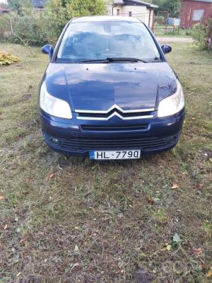 Zils Citroen C4 2007 Kuldīga, ar dzinēja tilpumu 1.60 L un nobraukumu 249 tūkst. km par 1500 €, foto  vietnē AUTOMOTO.COM.LV