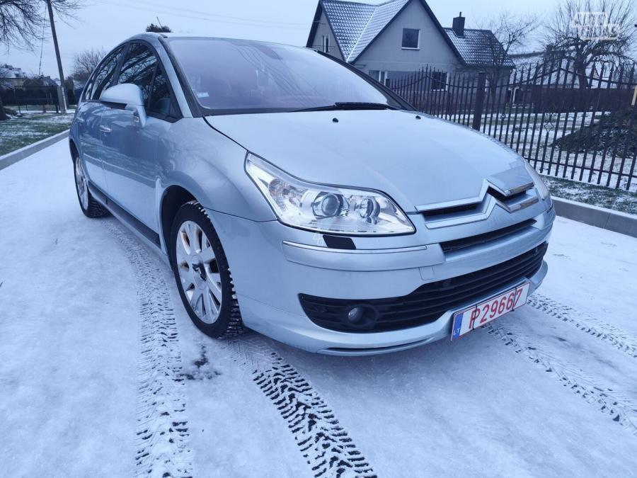 Blue Citroen C4 2008 in Druskininkai, with an engine capacity of 2.00 L and mileage of 281 thousand km for 2100 €, photo 6 on AUTOMOTO.COM.LV