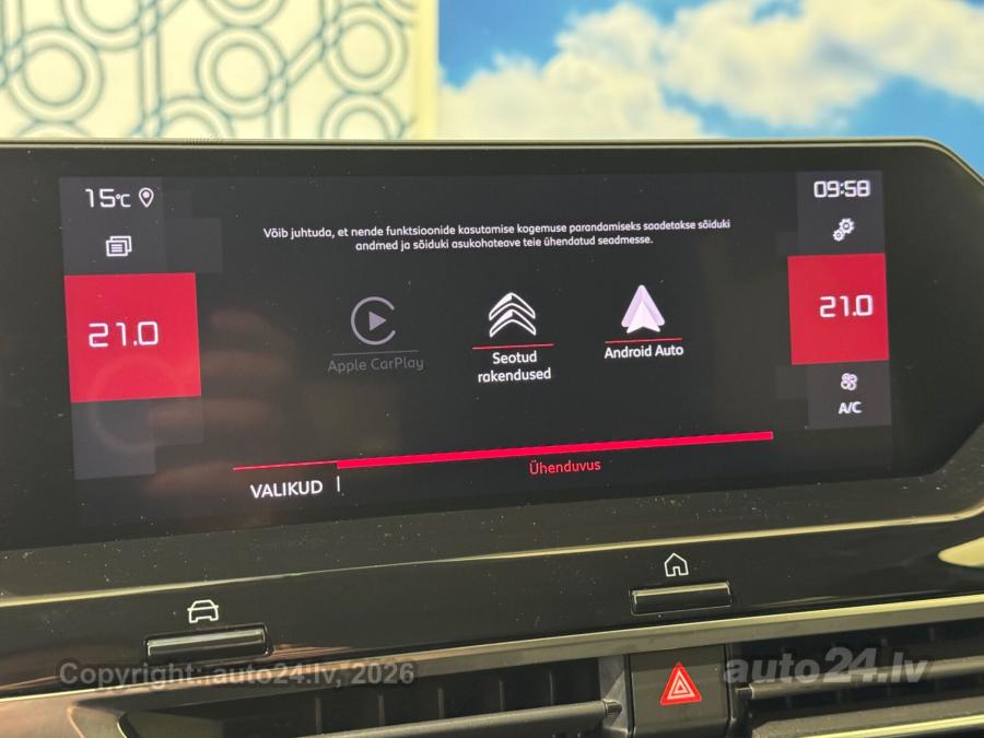Zils Citroen C4 2021 Tallina, ar dzinēja tilpumu 1.50 L un nobraukumu 99 tūkst. km par 15500 €, foto 15 vietnē AUTOMOTO.COM.LV