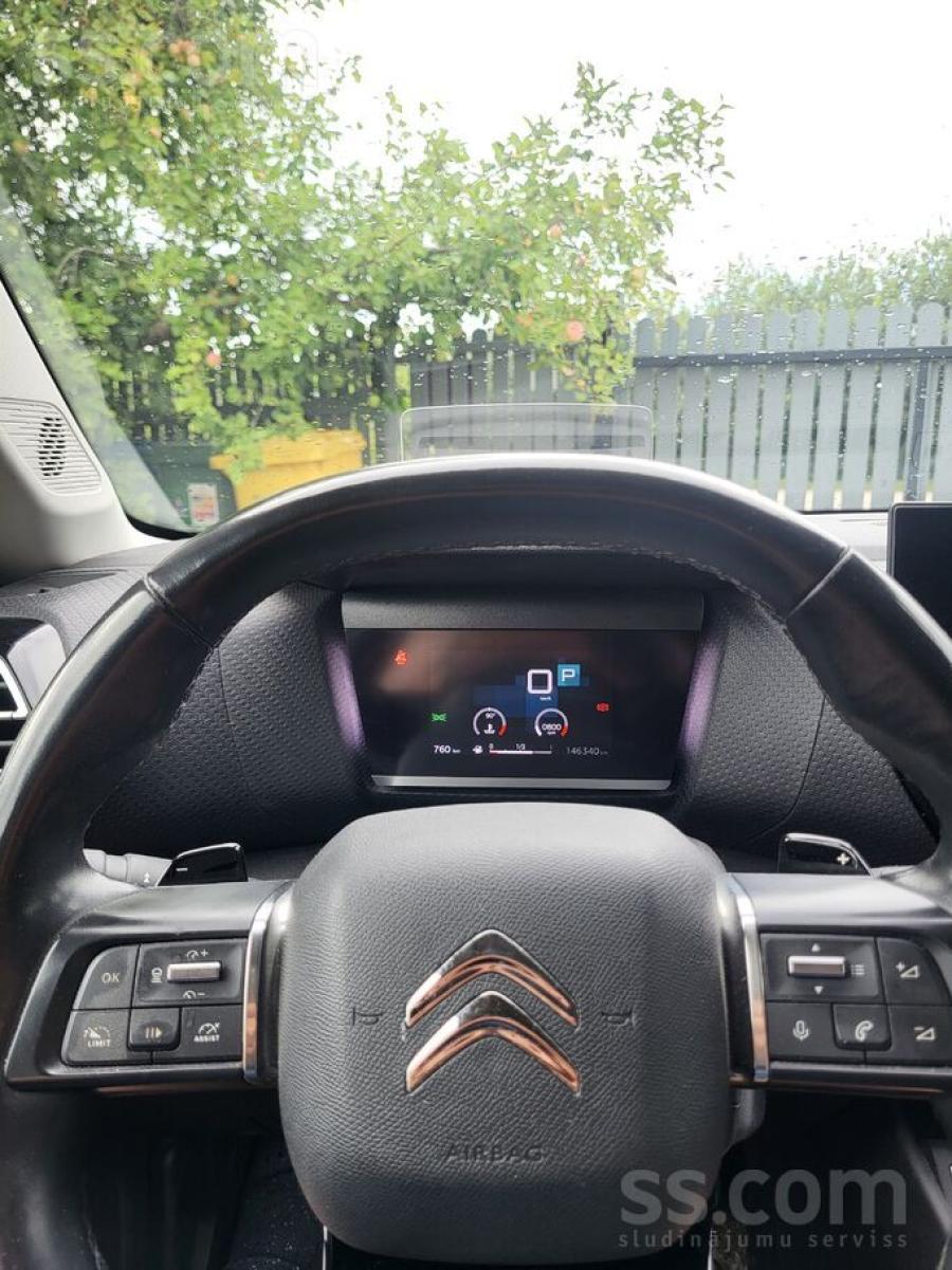 Blue Citroen C4 2021 in Jelgava, with an engine capacity of 1.50 L and mileage of 146 thousand km for 13500 €, photo 12 on AUTOMOTO.COM.LV