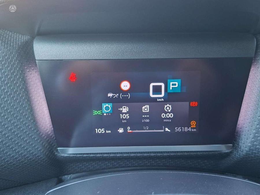 Blue Citroen C4 2023 in Vilnius, with an engine capacity of 1.20 L and mileage of 56 thousand km for 16500 €, photo 19 on AUTOMOTO.COM.LV