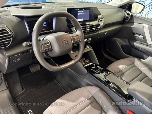 Blue Citroen C4 2024 in Tallinn, with an engine capacity of 1.50 L and mileage of 14 thousand km for 24900 €, photo 9 on AUTOMOTO.COM.LV