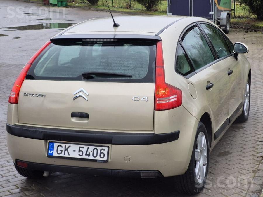 Brūns Citroen C4 2006 Rīga, ar dzinēja tilpumu 1.60 L un nobraukumu 160 tūkst. km par 1100 €, foto 4 vietnē AUTOMOTO.COM.LV