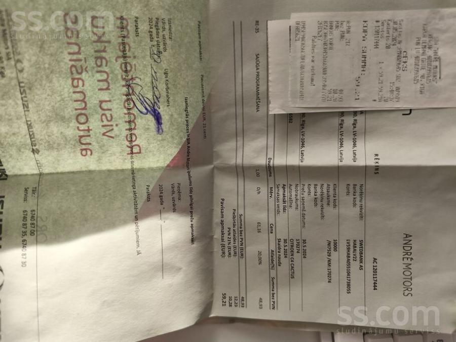 Melns Citroen C4 Cactus 2015 Rīga, ar dzinēja tilpumu 1.60 L un nobraukumu 216 tūkst. km par 4700 €, foto 10 vietnē AUTOMOTO.COM.LV