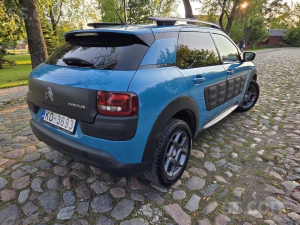 Blue Citroen C4 Cactus 2017 in Jelgava, with an engine capacity of 1.60 L and mileage of 0 thousand km for 6200 €, photo 6 on AUTOMOTO.COM.LV