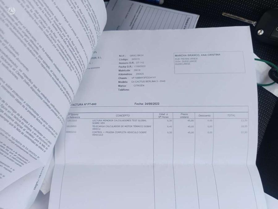 Citroen C4 Cactus 2015 in Marijampole, with an engine capacity of 1.56 L and mileage of 230 thousand km for 4499 €, photo 29 on AUTOMOTO.COM.LV