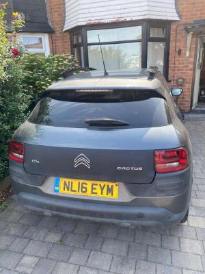 Grey Citroen C4 Cactus 2016 in Sirvintos, with an engine capacity of 1.56 L and mileage of 1111 thousand km for 3388 €, photo 5 on AUTOMOTO.COM.LV