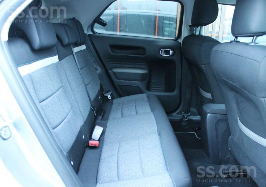 Grey Citroen C4 Cactus 2019 in Riga, with an engine capacity of 1.20 L and mileage of 0 thousand km for 9650 €, photo 15 on AUTOMOTO.COM.LV
