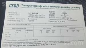 Citroen C4 Cactus 2017 Jelgava, ar dzinēja tilpumu 1.20 L un nobraukumu 120 tūkst. km par 5300 €, foto 5 vietnē AUTOMOTO.COM.LV