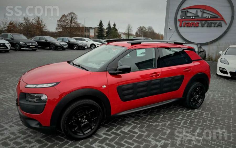 Red Citroen C4 Cactus 2015 in Telschi, with an engine capacity of 1.20 L and mileage of 193 thousand km for 4699 €, photo 8 on AUTOMOTO.COM.LV