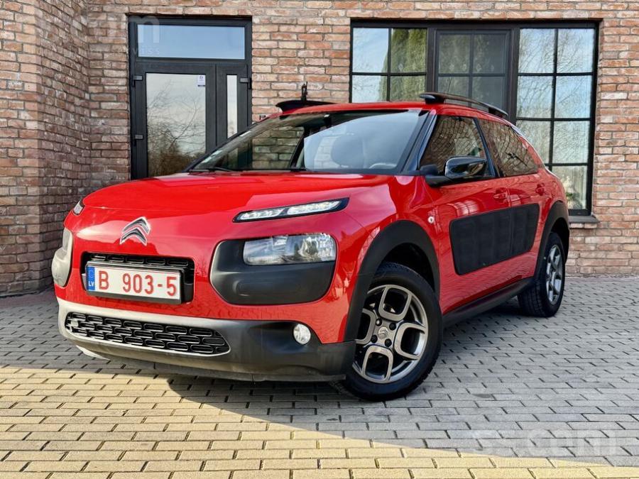 Red Citroen C4 Cactus 2014 in Jelgava, with an engine capacity of 1.20 L and mileage of 0 thousand km for 6500 €, photo 1 on AUTOMOTO.COM.LV