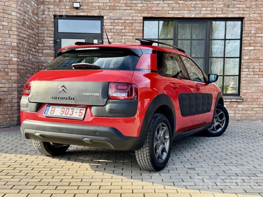Red Citroen C4 Cactus 2014 in Jelgava, with an engine capacity of 1.20 L and mileage of 0 thousand km for 6500 €, photo 6 on AUTOMOTO.COM.LV
