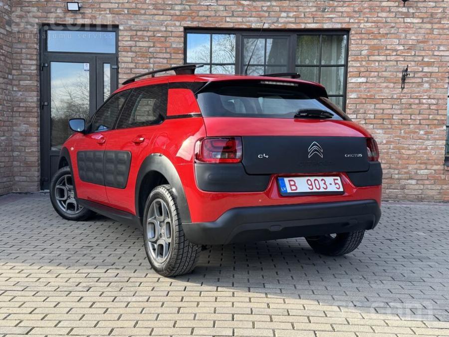 Red Citroen C4 Cactus 2014 in Jelgava, with an engine capacity of 1.20 L and mileage of 0 thousand km for 6500 €, photo 7 on AUTOMOTO.COM.LV