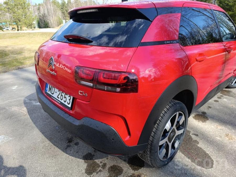 Красный Ситроен C4 Кактус 2019 в Рига, объемом двигателя 1.20 л и пробегом 132 тыс. км за 8050 €, фото 8 на AUTOMOTO.COM.LV