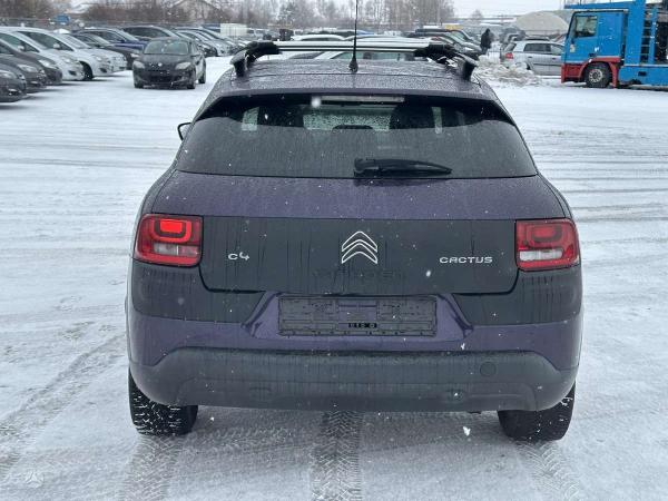 Violet Citroen C4 Cactus 2014 in Marijampole, with an engine capacity of 1.56 L and mileage of 211 thousand km for 4700 €, photo 6 on AUTOMOTO.COM.LV