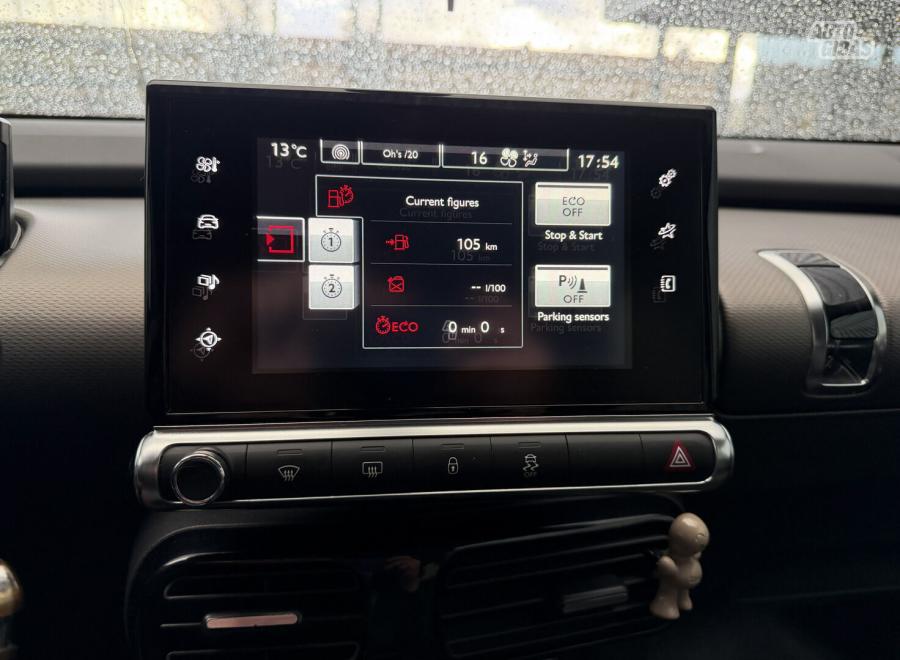 Violet Citroen C4 Cactus 2015 in Vilnius, with an engine capacity of 1.20 L and mileage of 179 thousand km for 4650 €, photo 15 on AUTOMOTO.COM.LV