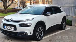 White Citroen C4 Cactus 2019 in Riga, with an engine capacity of 1.20 L and mileage of 74 thousand km for 10500 €, photo  on AUTOMOTO.COM.LV