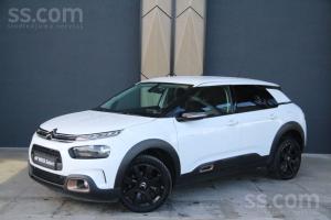 White Citroen C4 Cactus 2019 in Riga, with an engine capacity of 1.20 L and mileage of 129 thousand km for 5990 €, photo 1 on AUTOMOTO.COM.LV