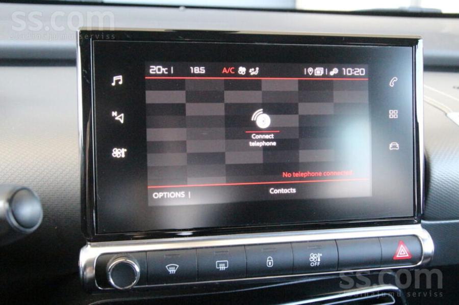 White Citroen C4 Cactus 2019 in Riga, with an engine capacity of 1.20 L and mileage of 129 thousand km for 5990 €, photo 21 on AUTOMOTO.COM.LV