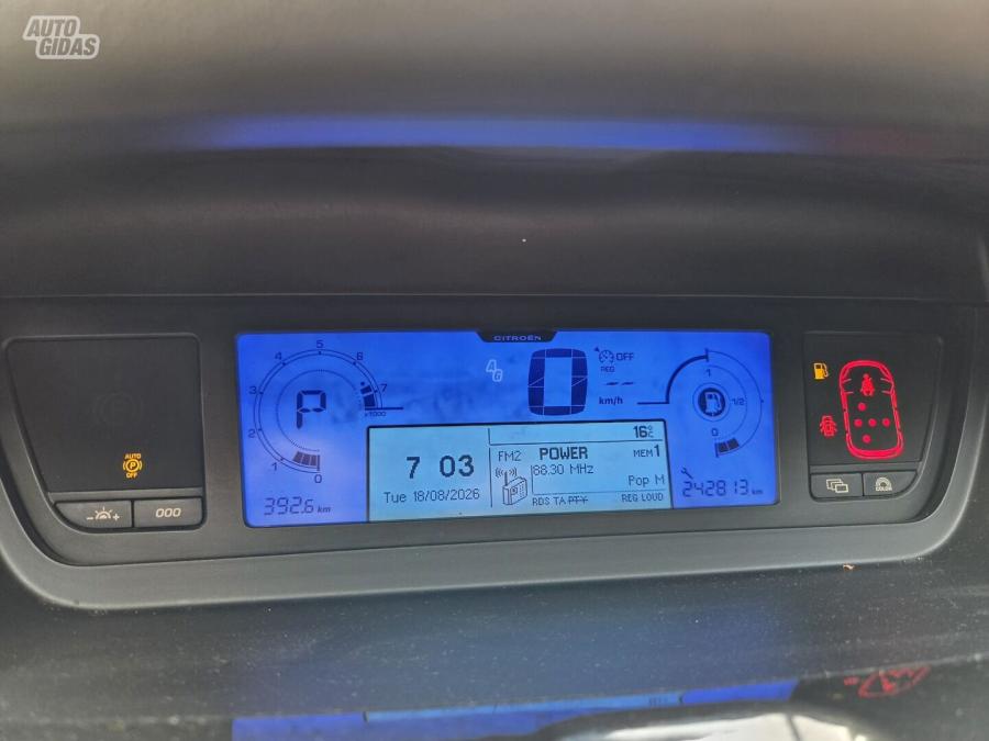 Black Citroen C4 Grand Picasso 2006 in Alytus, with an engine capacity of 2.00 L and mileage of 243 thousand km for 1000 €, photo 8 on AUTOMOTO.COM.LV