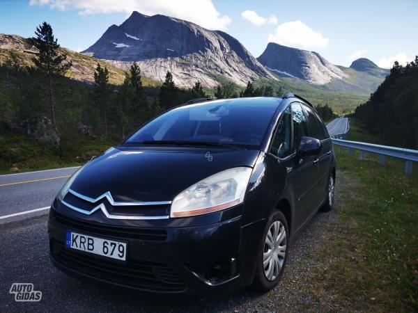 Черный Ситроен C4 Grand Picasso 2007 в Ионава, объемом двигателя 1.60 л и пробегом 333 тыс. км за 2000 €, фото 1 на AUTOMOTO.COM.LV