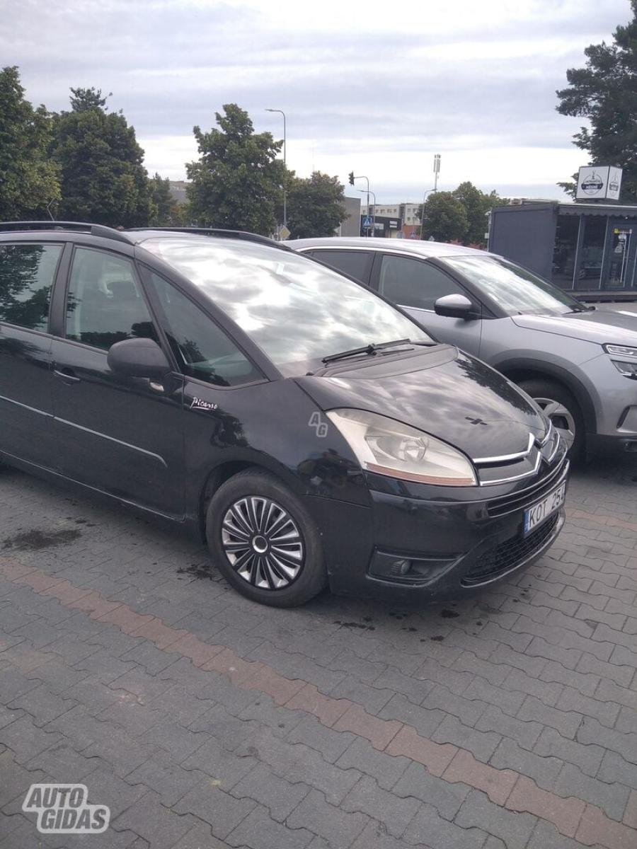 Черный Ситроен C4 Grand Picasso 2008 в Таураге, объемом двигателя 1.60 л и пробегом 268 тыс. км за 888 €, фото 4 на AUTOMOTO.COM.LV