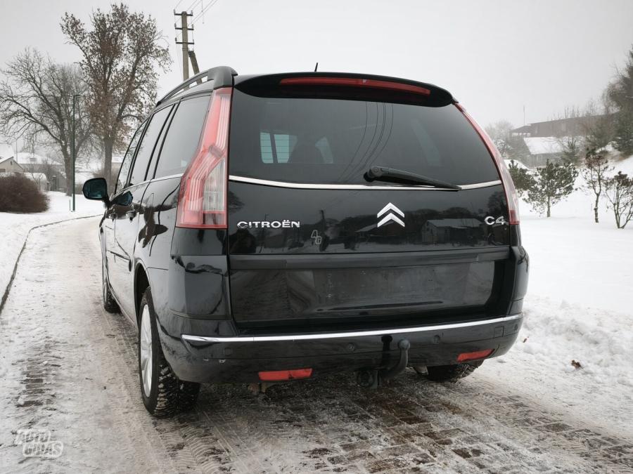 Melns Citroen C4 Grand Picasso 2010 Alīta, ar dzinēja tilpumu 1.60 L un nobraukumu 187 tūkst. km par 2350 €, foto 6 vietnē AUTOMOTO.COM.LV