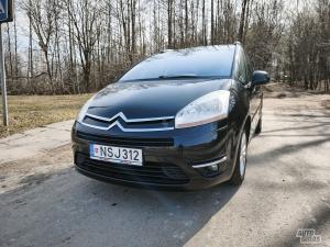 Melns Citroen C4 Grand Picasso 2010 Kauņa, ar dzinēja tilpumu 1.60 L un nobraukumu 187 tūkst. km par 2000 €, foto  vietnē AUTOMOTO.COM.LV