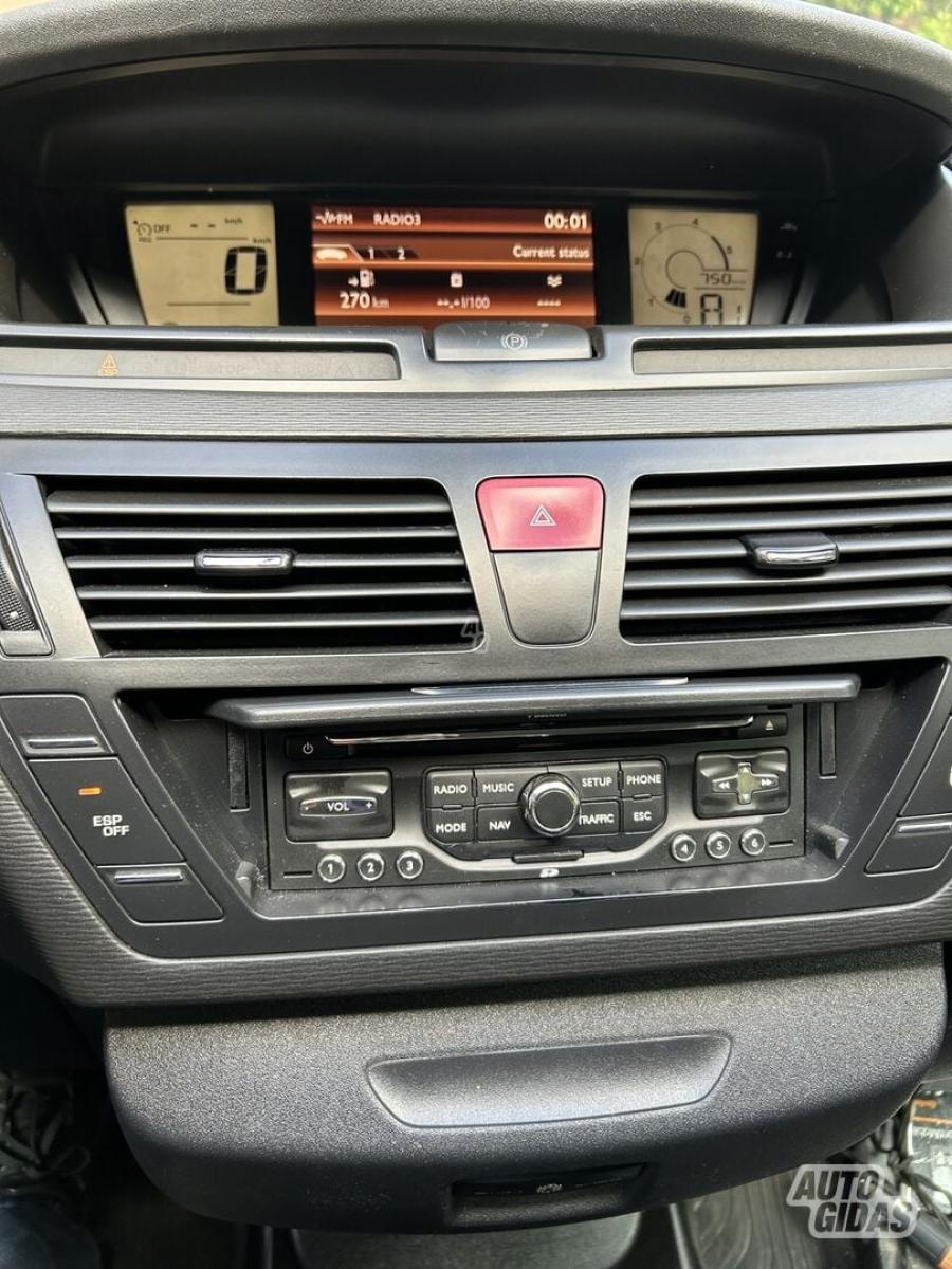 Black Citroen C4 Grand Picasso 2011 in Vilnius, with an engine capacity of 1.60 L and mileage of 310 thousand km for 1999 €, photo 24 on AUTOMOTO.COM.LV