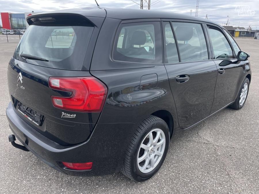 Melns Citroen C4 Grand Picasso 2014 Kauņa, ar dzinēja tilpumu 1.60 L un nobraukumu 208 tūkst. km par 5700 €, foto 5 vietnē AUTOMOTO.COM.LV