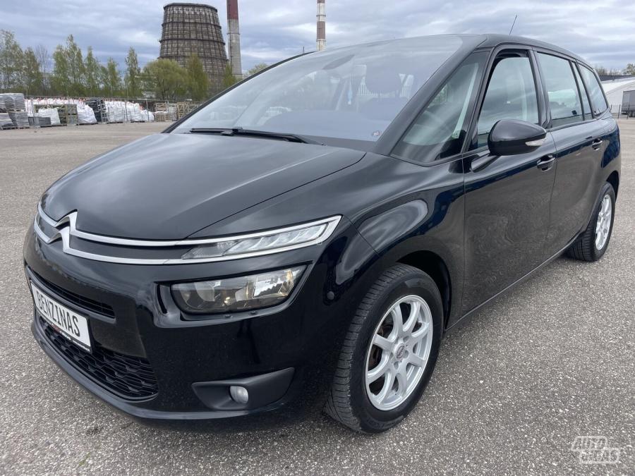 Melns Citroen C4 Grand Picasso 2014 Kauņa, ar dzinēja tilpumu 1.60 L un nobraukumu 208 tūkst. km par 5700 €, foto 8 vietnē AUTOMOTO.COM.LV