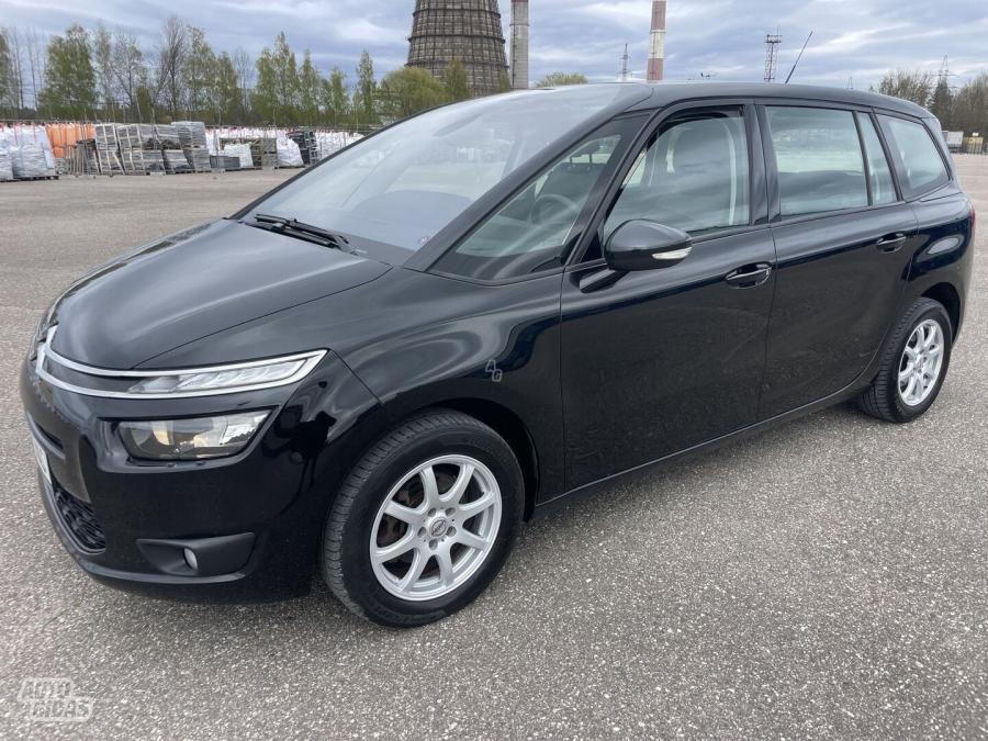 Melns Citroen C4 Grand Picasso 2014 Kauņa, ar dzinēja tilpumu 1.60 L un nobraukumu 208 tūkst. km par 5700 €, foto 14 vietnē AUTOMOTO.COM.LV