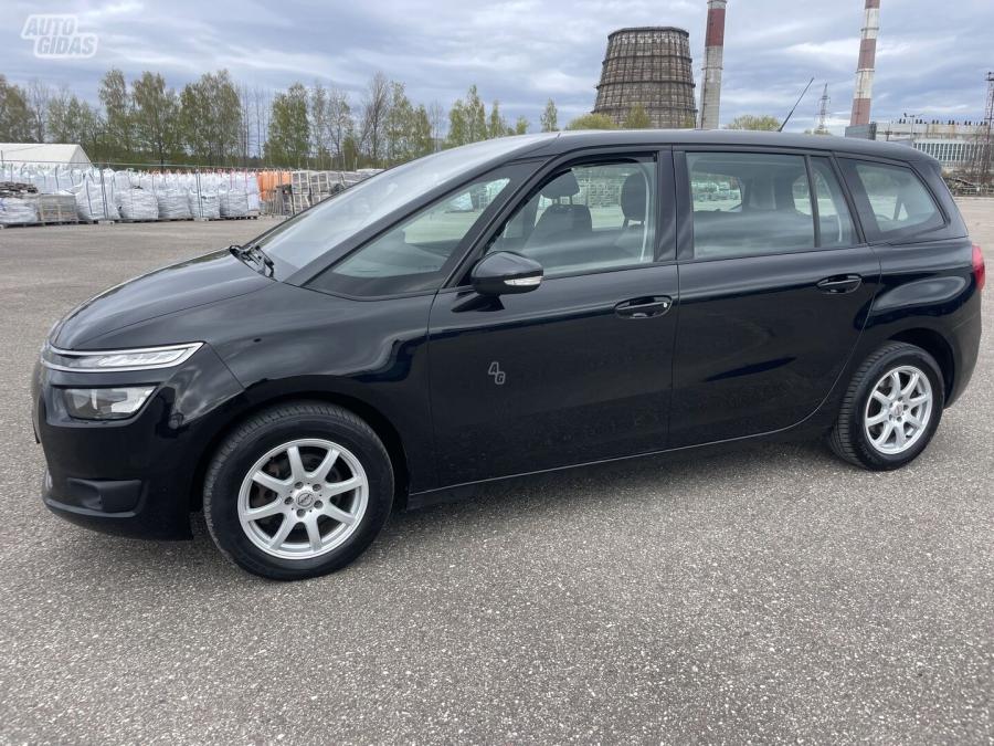 Melns Citroen C4 Grand Picasso 2014 Kauņa, ar dzinēja tilpumu 1.60 L un nobraukumu 208 tūkst. km par 5700 €, foto 17 vietnē AUTOMOTO.COM.LV