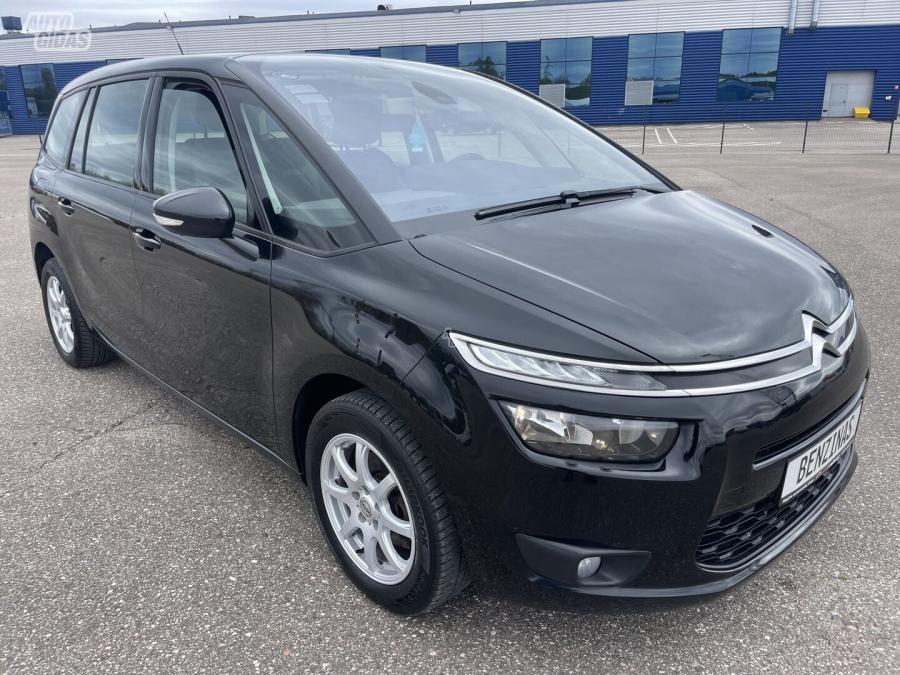Melns Citroen C4 Grand Picasso 2014 Kauņa, ar dzinēja tilpumu 1.60 L un nobraukumu 208 tūkst. km par 5700 €, foto 19 vietnē AUTOMOTO.COM.LV