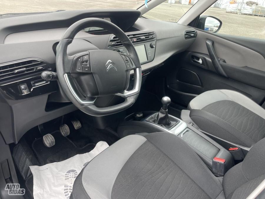 Melns Citroen C4 Grand Picasso 2014 Kauņa, ar dzinēja tilpumu 1.60 L un nobraukumu 208 tūkst. km par 5700 €, foto 23 vietnē AUTOMOTO.COM.LV
