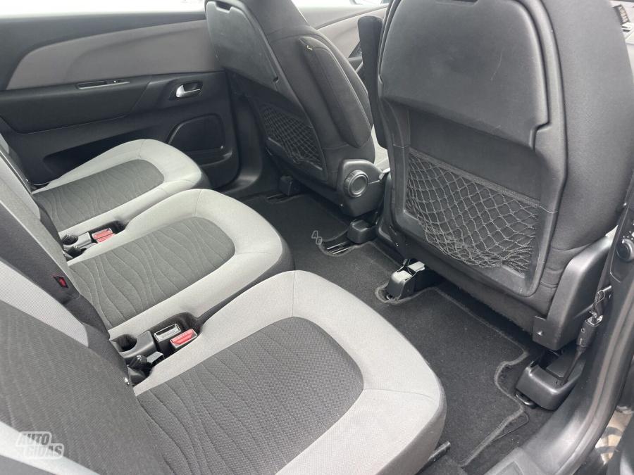Melns Citroen C4 Grand Picasso 2014 Kauņa, ar dzinēja tilpumu 1.60 L un nobraukumu 208 tūkst. km par 5700 €, foto 28 vietnē AUTOMOTO.COM.LV