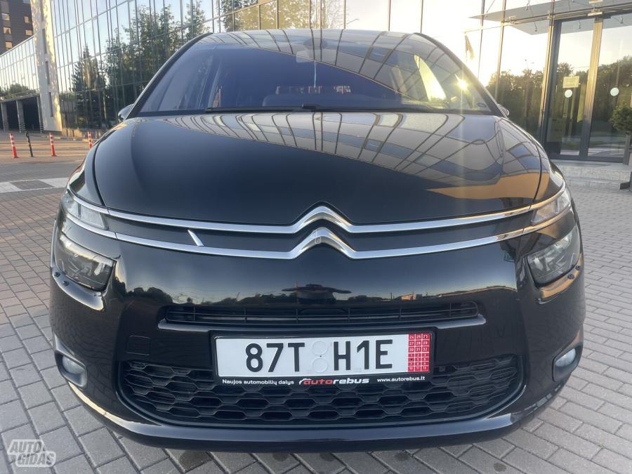 Black Citroen C4 Grand Picasso 2014 in Kaunas, with an engine capacity of 1.60 L and mileage of 201 thousand km for 5990 €, photo 12 on AUTOMOTO.COM.LV