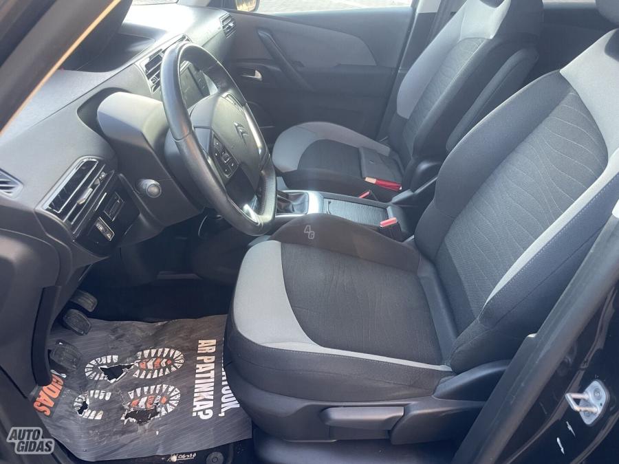 Black Citroen C4 Grand Picasso 2014 in Kaunas, with an engine capacity of 1.60 L and mileage of 201 thousand km for 5990 €, photo 19 on AUTOMOTO.COM.LV