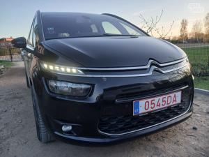Melns Citroen C4 Grand Picasso 2015 Šakiai, ar dzinēja tilpumu 2.00 L un nobraukumu 378 tūkst. km par 4399 €, foto  vietnē AUTOMOTO.COM.LV