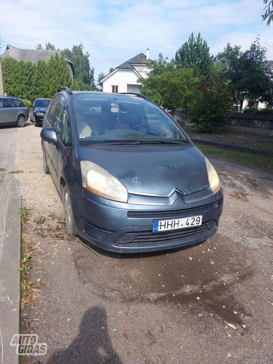 Zils Citroen C4 Grand Picasso 2007 Panevēža, ar dzinēja tilpumu 2.00 L un nobraukumu 257 tūkst. km par 950 €, foto 1 vietnē AUTOMOTO.COM.LV