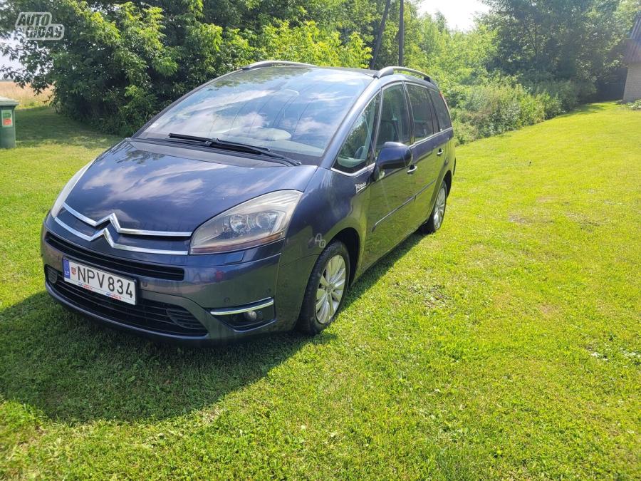 Blue Citroen C4 Grand Picasso 2007 in Kaisiadorys, with an engine capacity of 2.00 L and mileage of 300 thousand km for 1450 €, photo 1 on AUTOMOTO.COM.LV