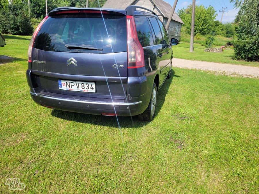 Blue Citroen C4 Grand Picasso 2007 in Kaisiadorys, with an engine capacity of 2.00 L and mileage of 300 thousand km for 1450 €, photo 4 on AUTOMOTO.COM.LV